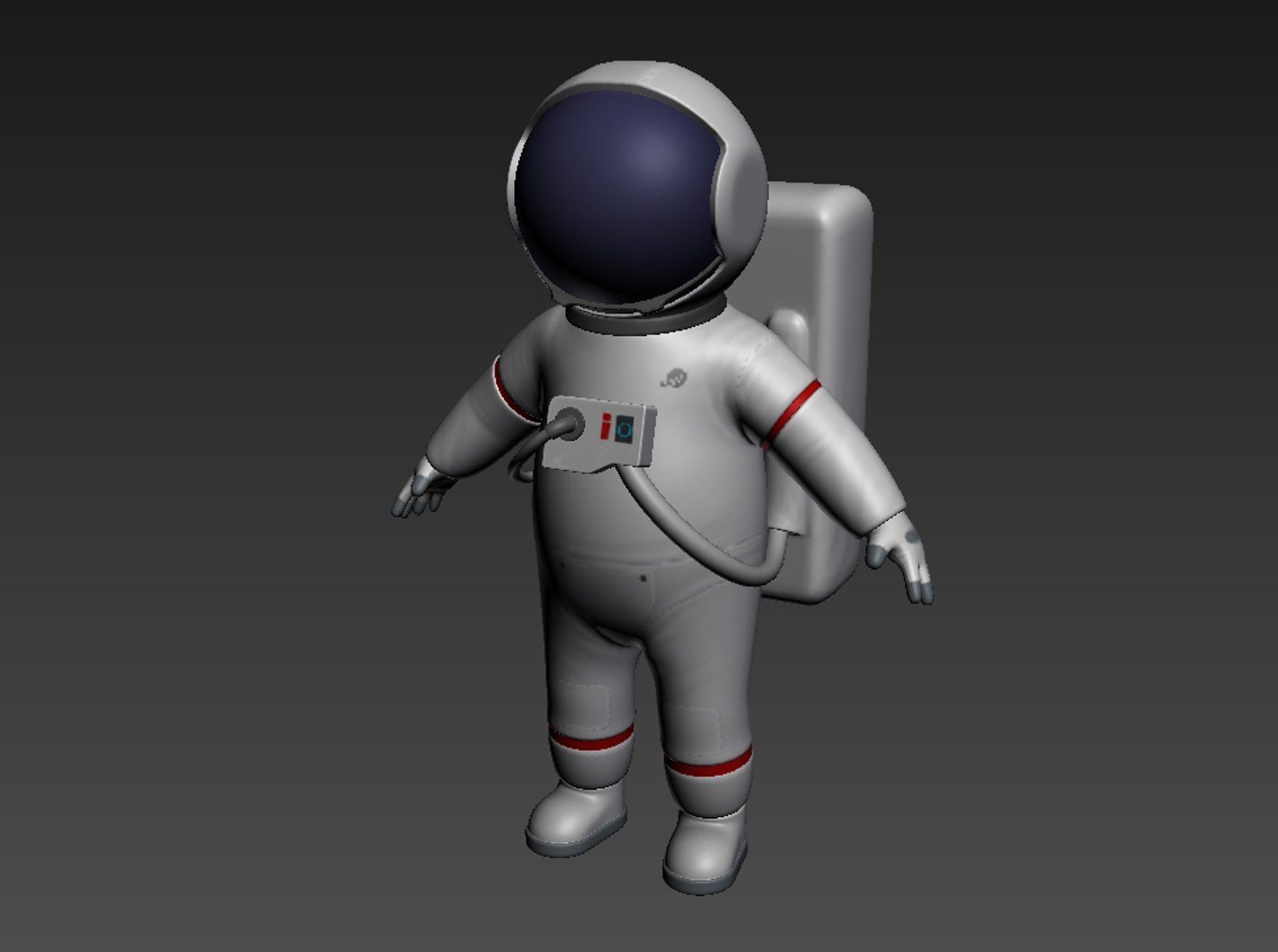 3D Astronaut Character Cartoon Model - TurboSquid 1444257