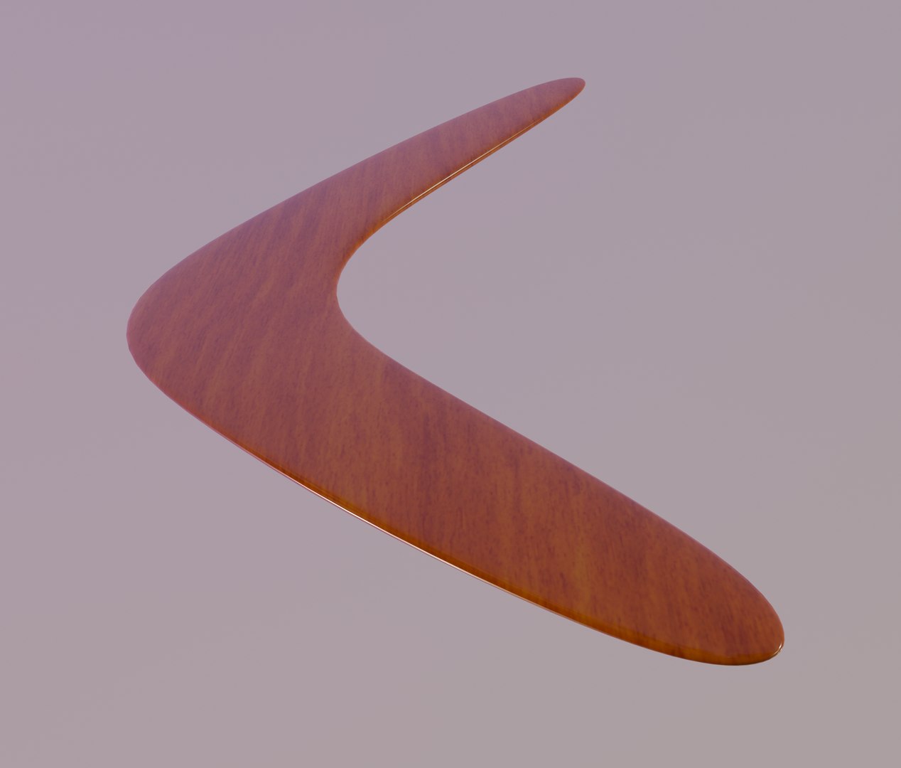 3D wooden boomerang model - TurboSquid 1481704