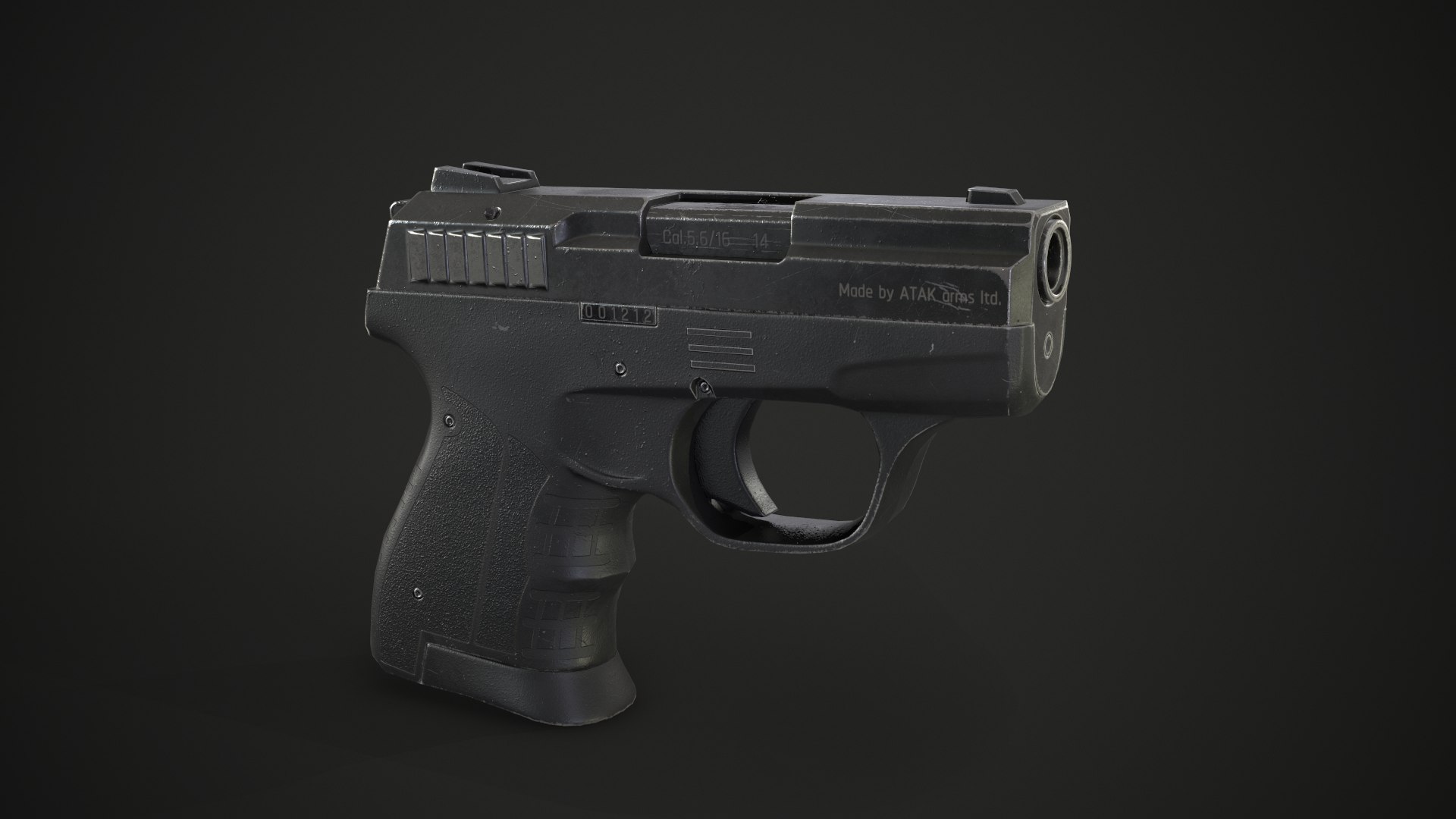 M906 Stalker Pistol 3D - TurboSquid 1686222