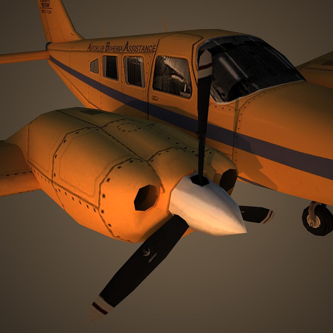 3d Model Piper Seneca Abp
