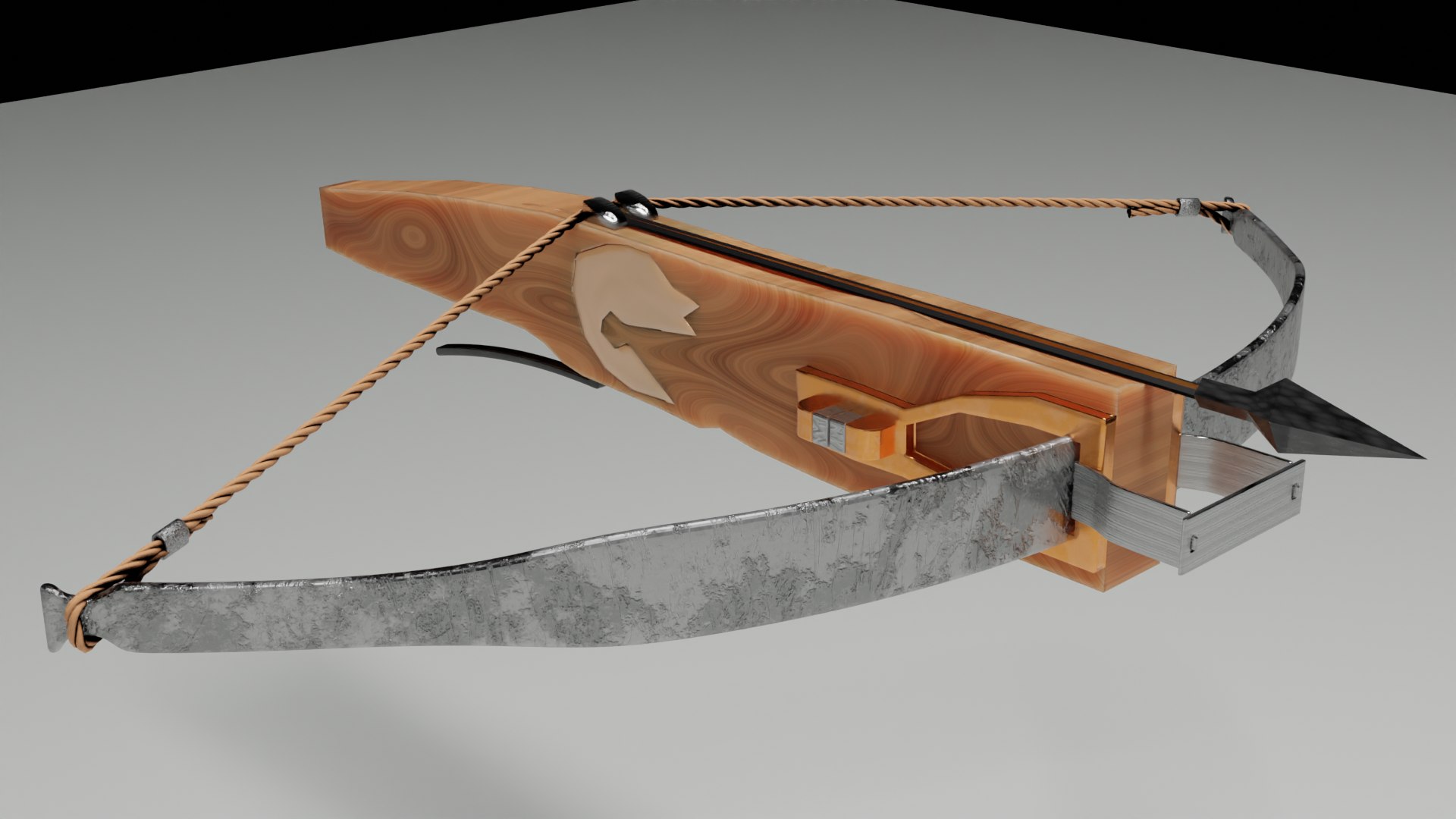 3D Medieval Crossbow Model - TurboSquid 2214116