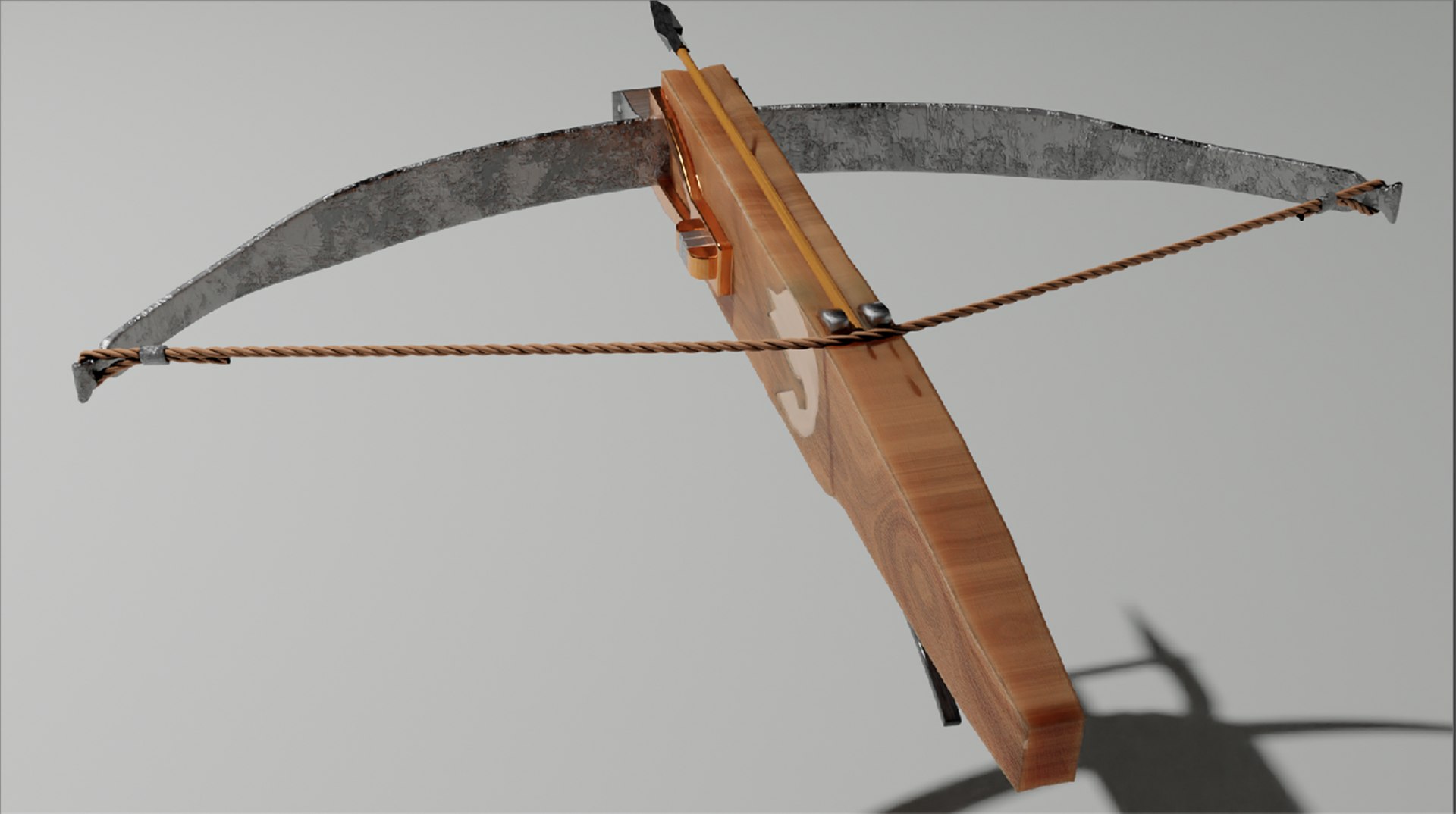 3D Medieval Crossbow Model - TurboSquid 2214116