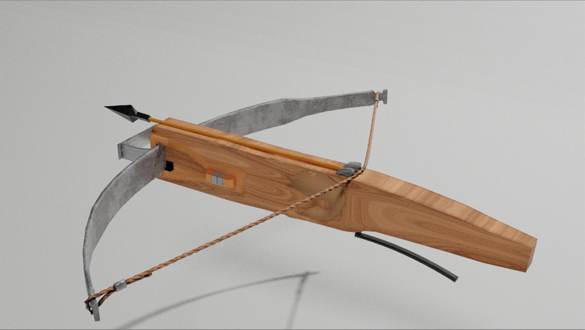 3D Medieval Crossbow Model - TurboSquid 2214116