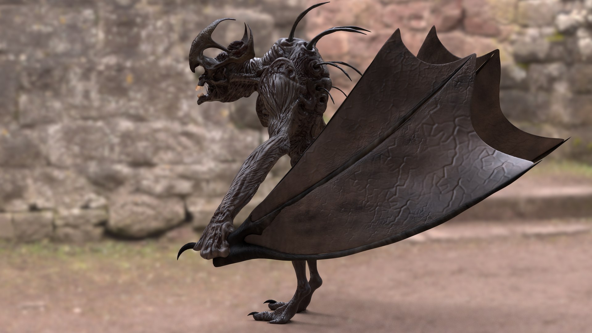 3D CAVE BEAST - TurboSquid 2336166