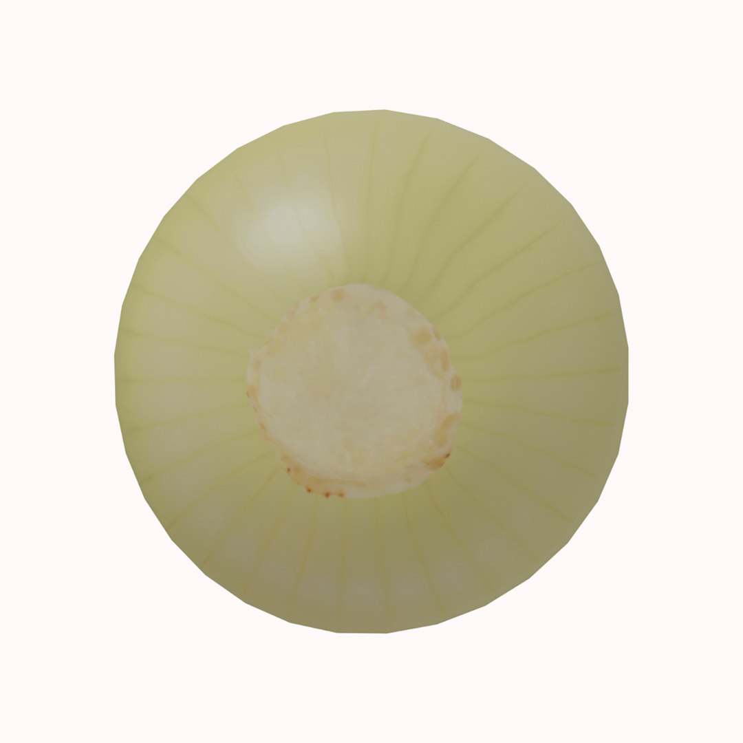 3D onion photorealistic scene - TurboSquid 1433227