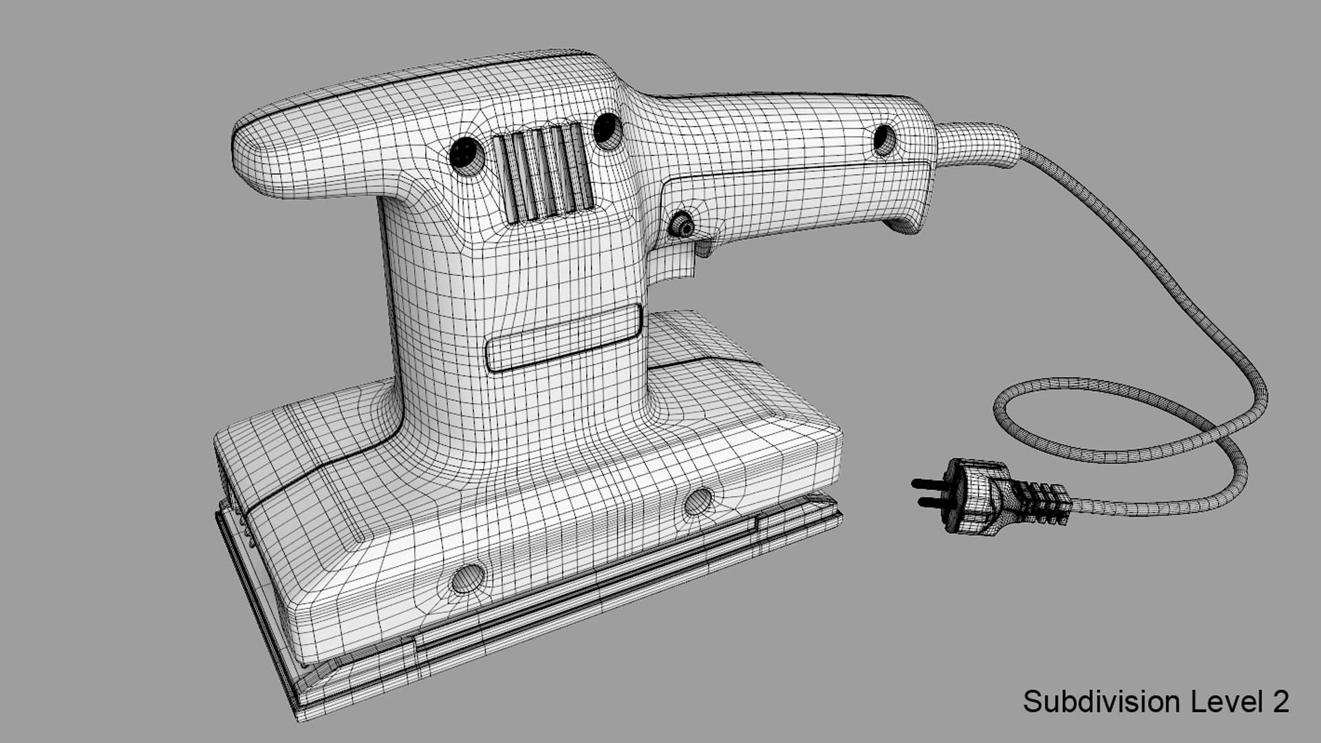 3D electric sander model - TurboSquid 1415795