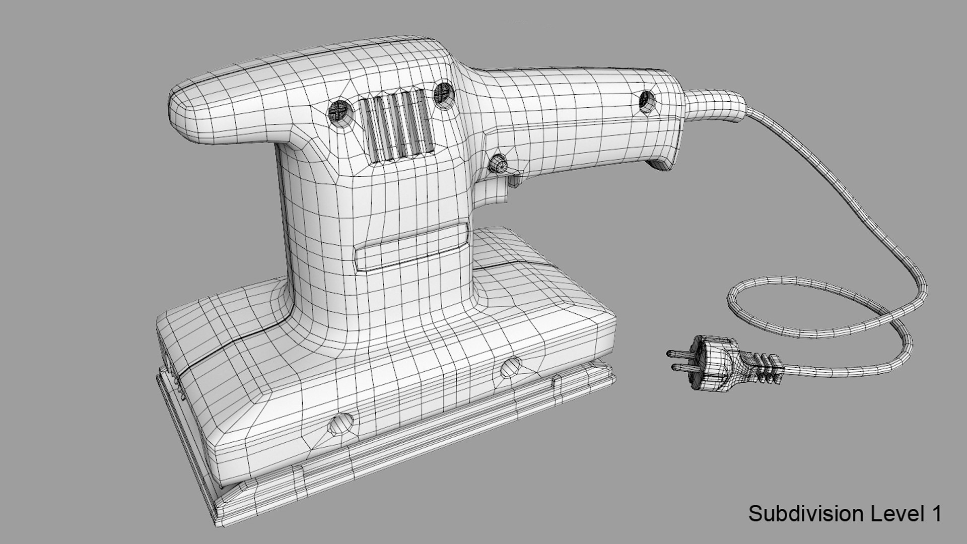 3D electric sander model - TurboSquid 1415795