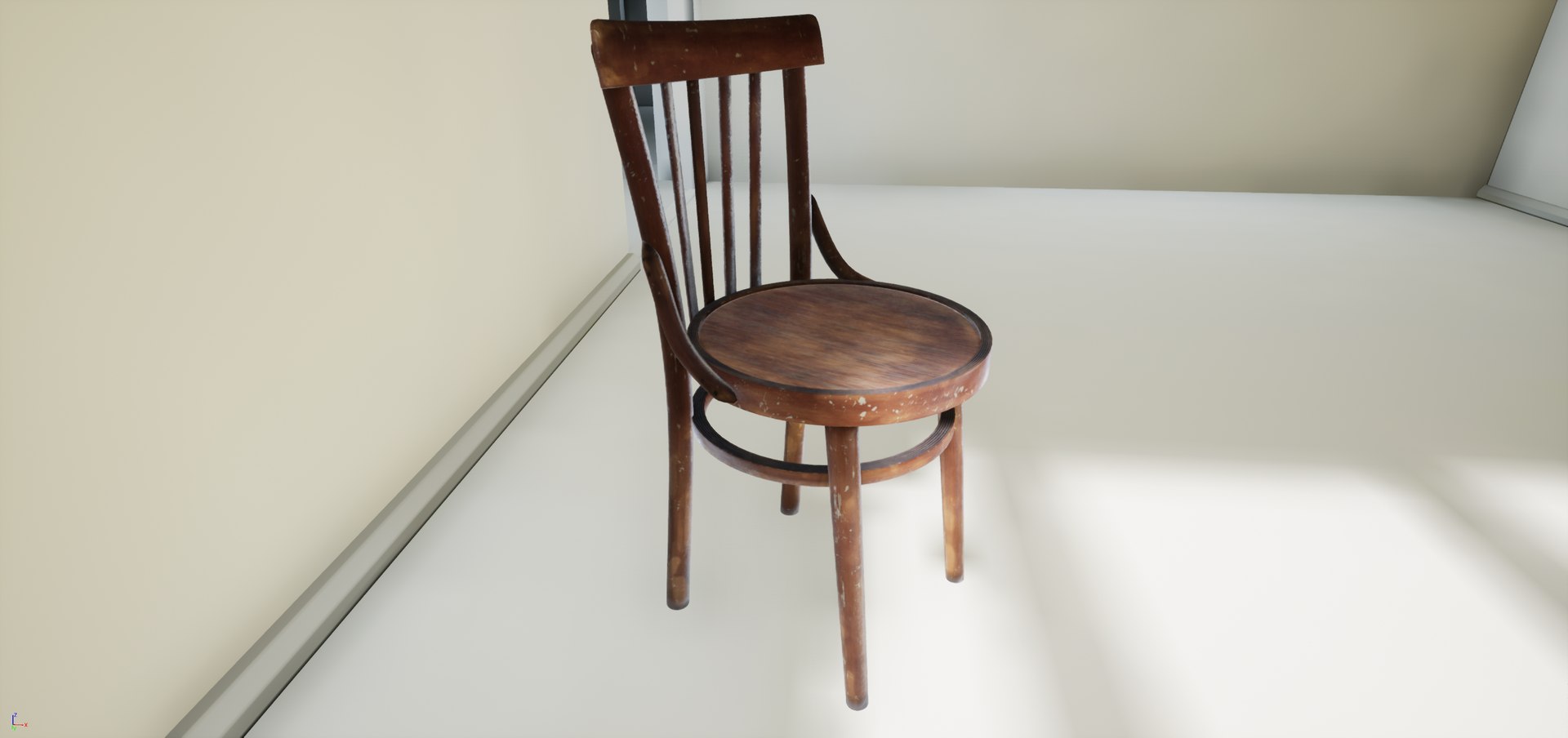 Old chair model - TurboSquid 1297451