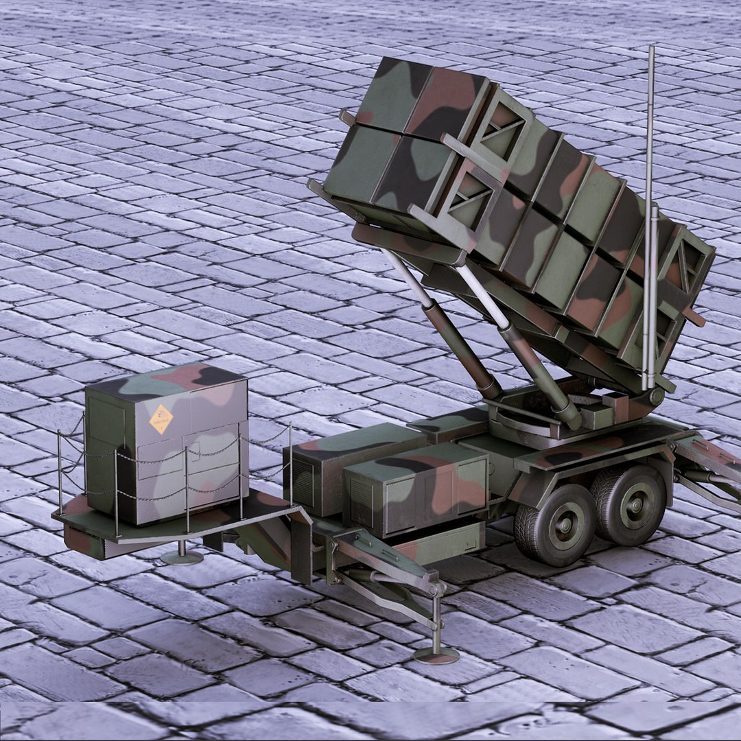 3D MIM-104 Patriot M983 Launcher Trailer Low Poly model - TurboSquid ...