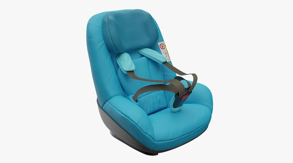 modelo 3d Silla de bebé Iso Fix asiento de coche - TurboSquid 1386458