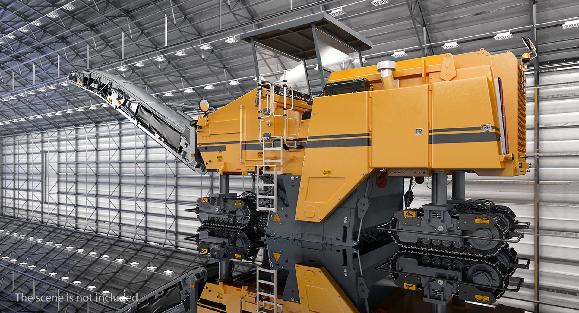 3D model asphalt milling machine generic - TurboSquid 1375876