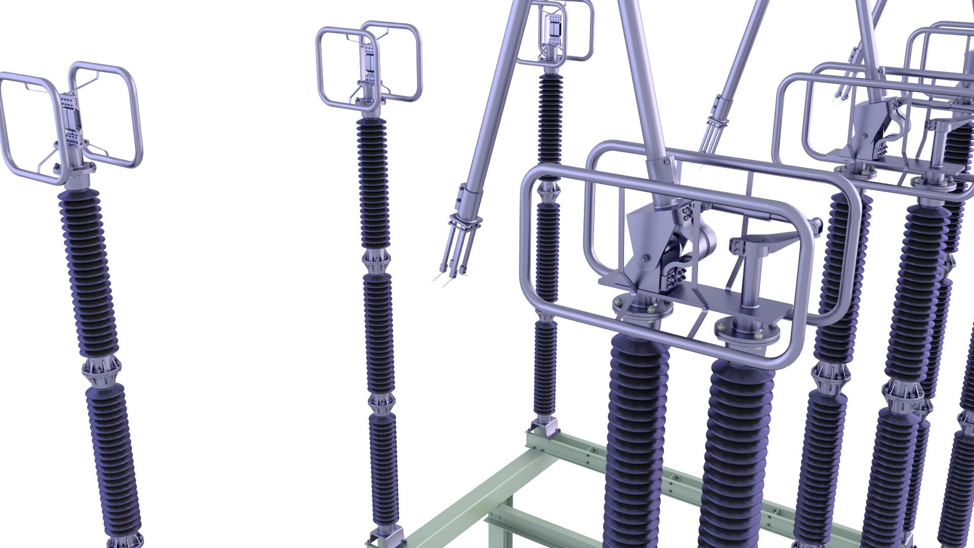 Horizontal Knee Disconnector 35 3D - TurboSquid 2265791