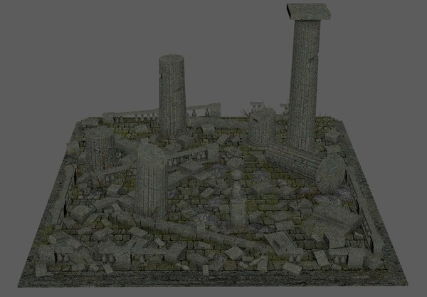 3D ruins model - TurboSquid 1683787