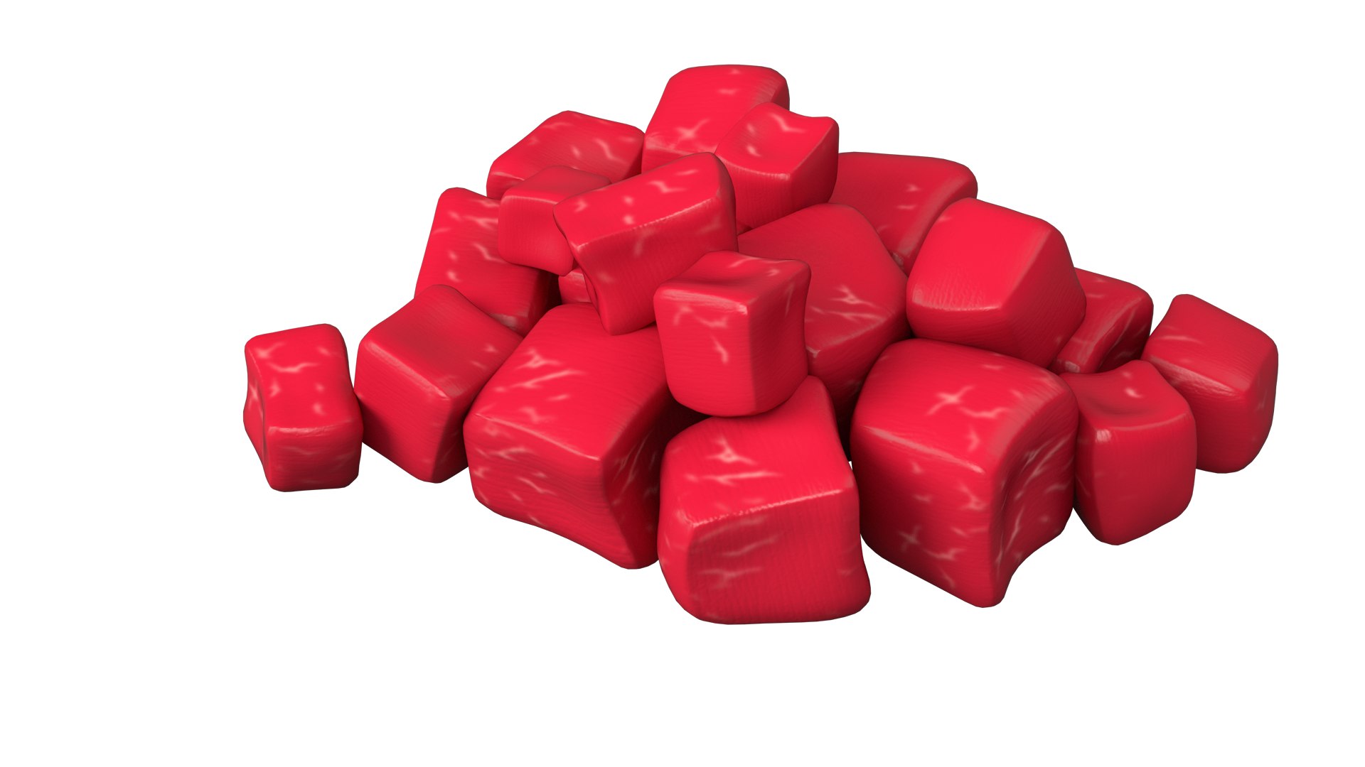 3D Cartoon Meat - TurboSquid 2048173