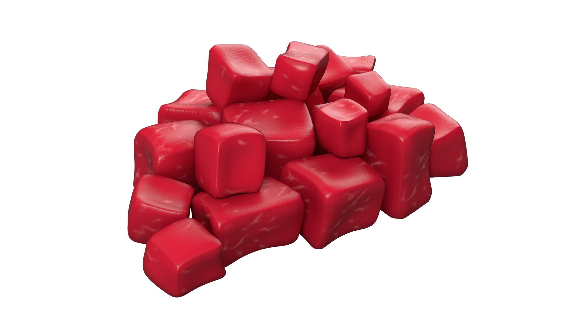 3D Cartoon Meat - TurboSquid 2048173