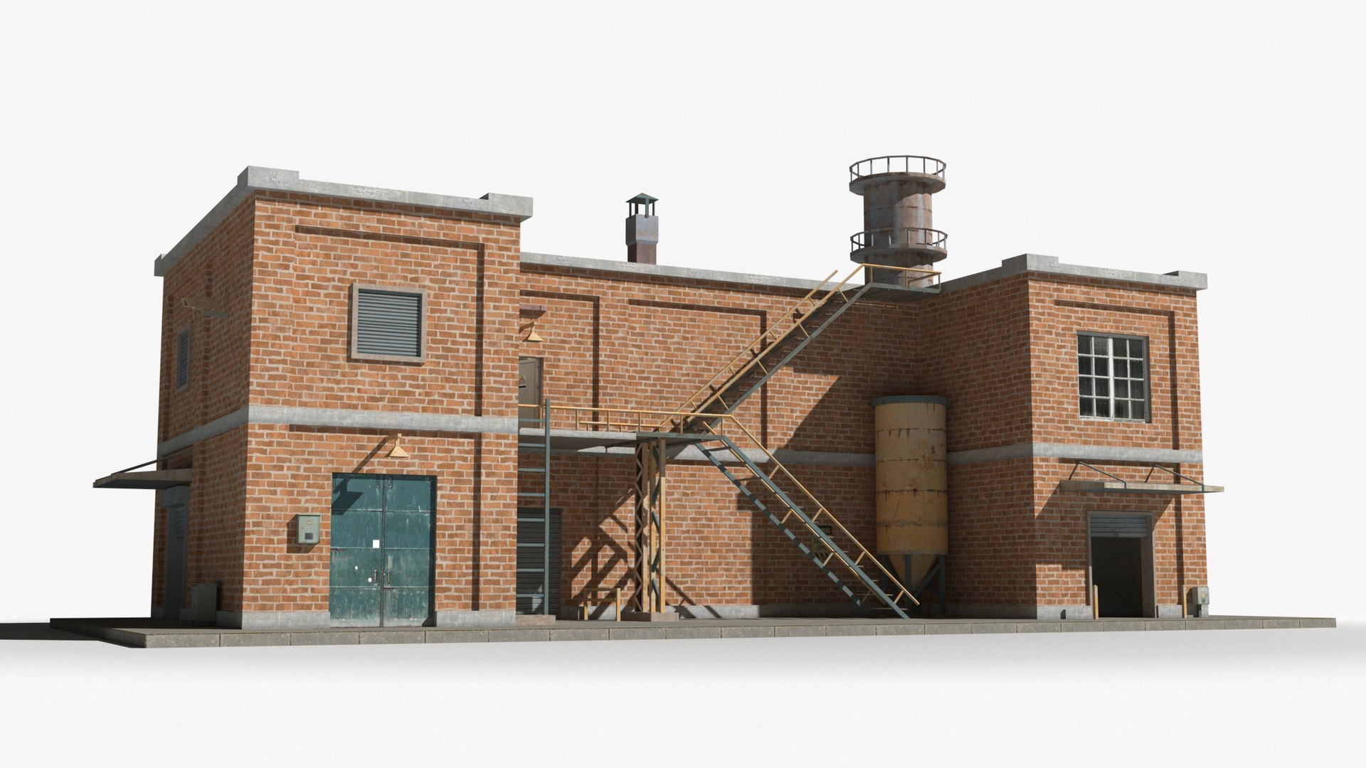 Factory Xx2 3D Model - TurboSquid 2436284