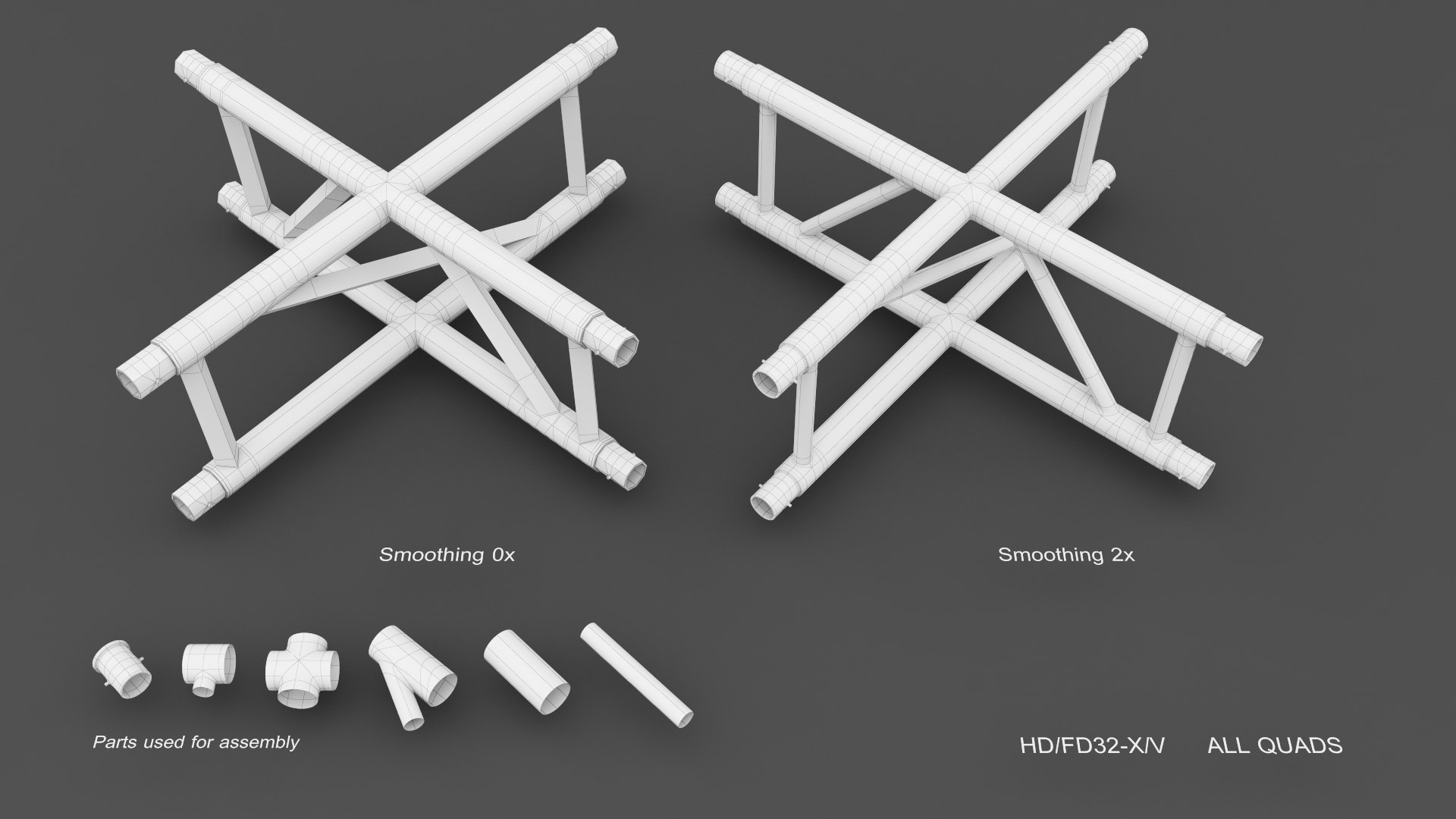 3d Model Eurotruss Truss Construction Kit