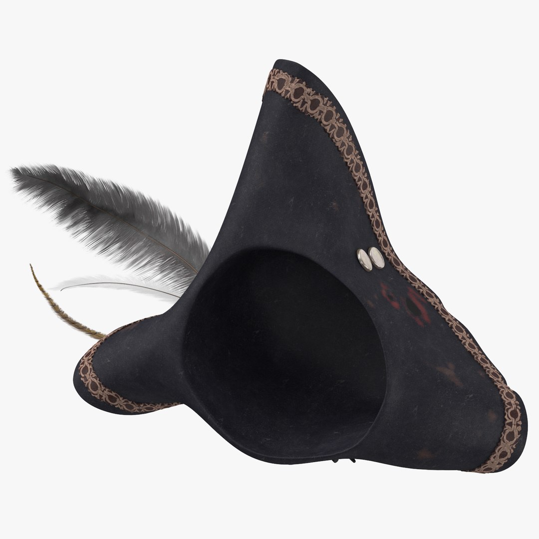 3D Pirate Hat Model - TurboSquid 1234865