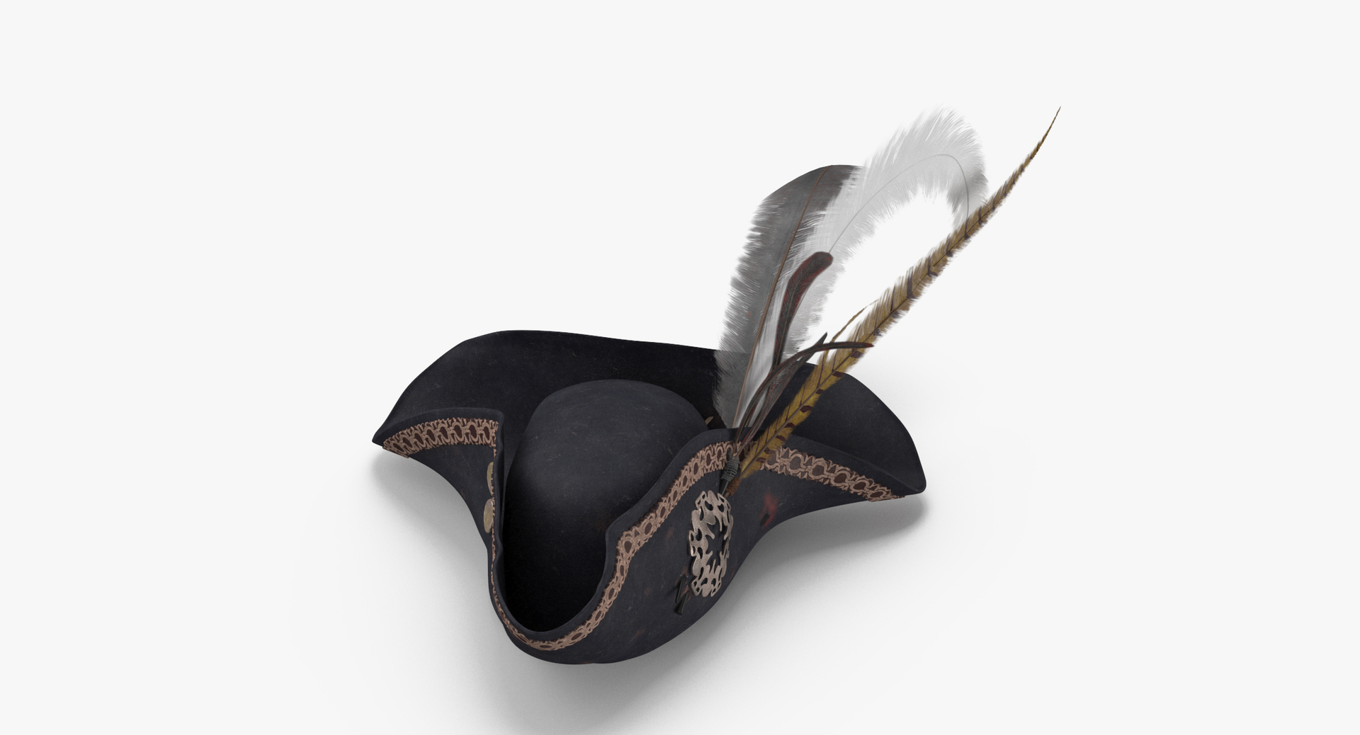 3D Pirate Hat Model - TurboSquid 1234865