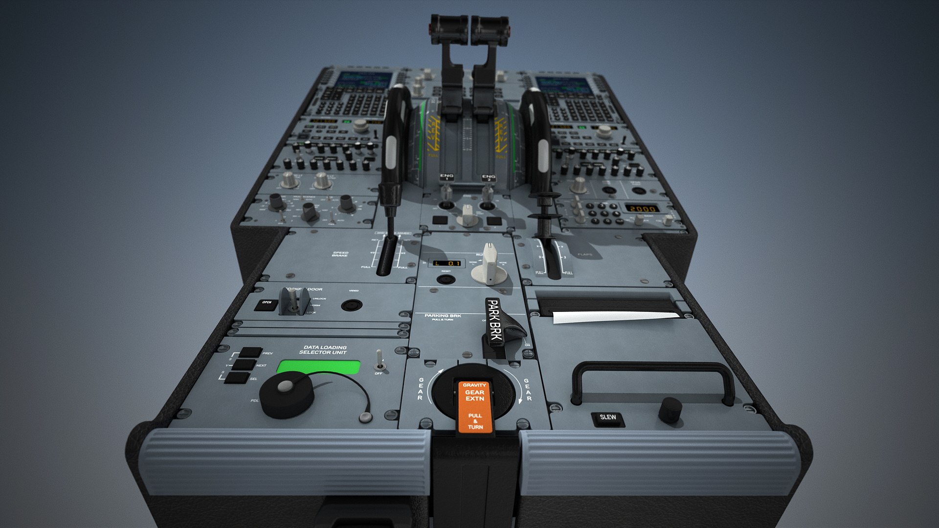 A319 A320 A321 Pedestal Model - TurboSquid 2217372
