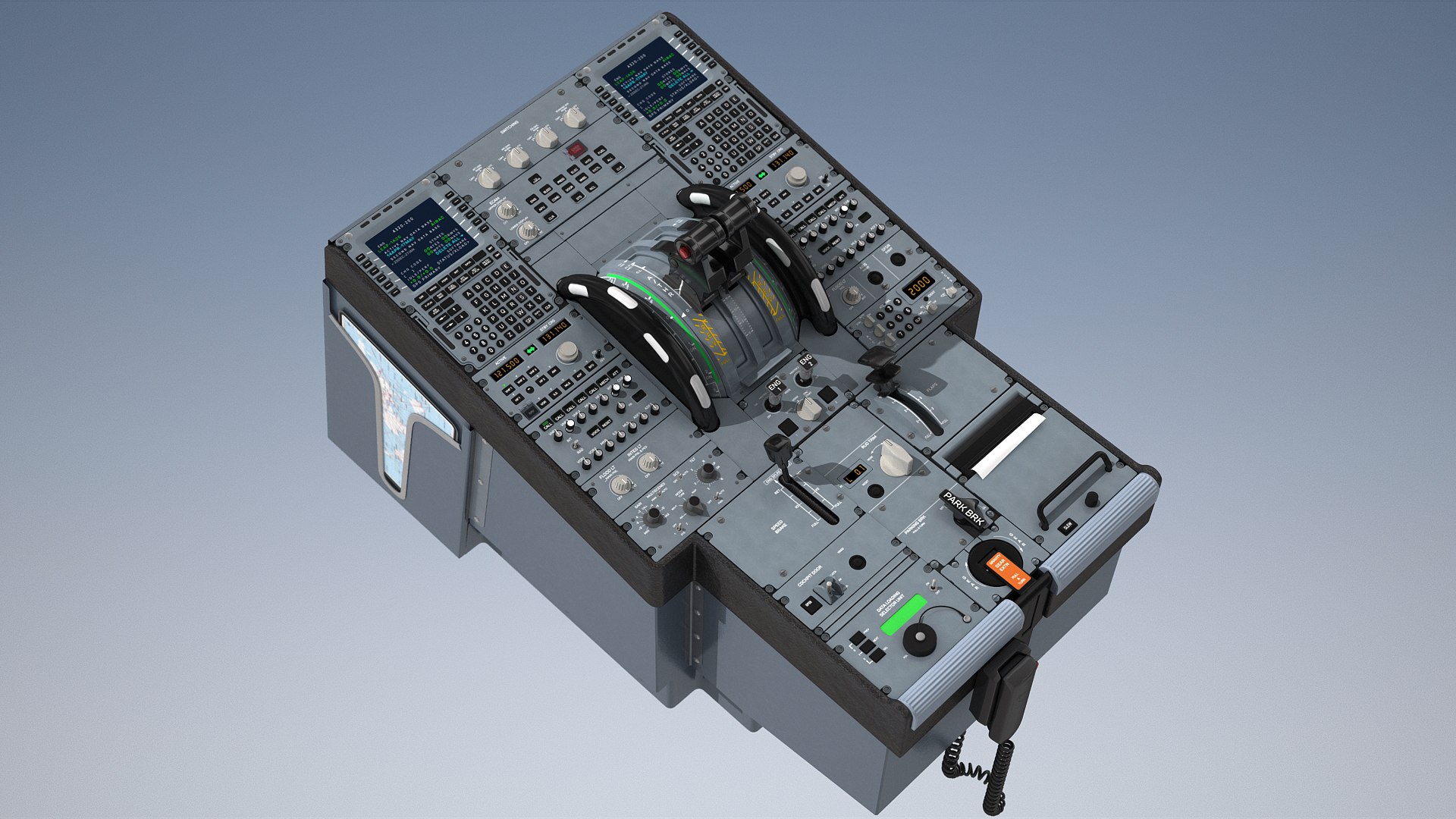 A319 A320 A321 Pedestal Model - TurboSquid 2217372