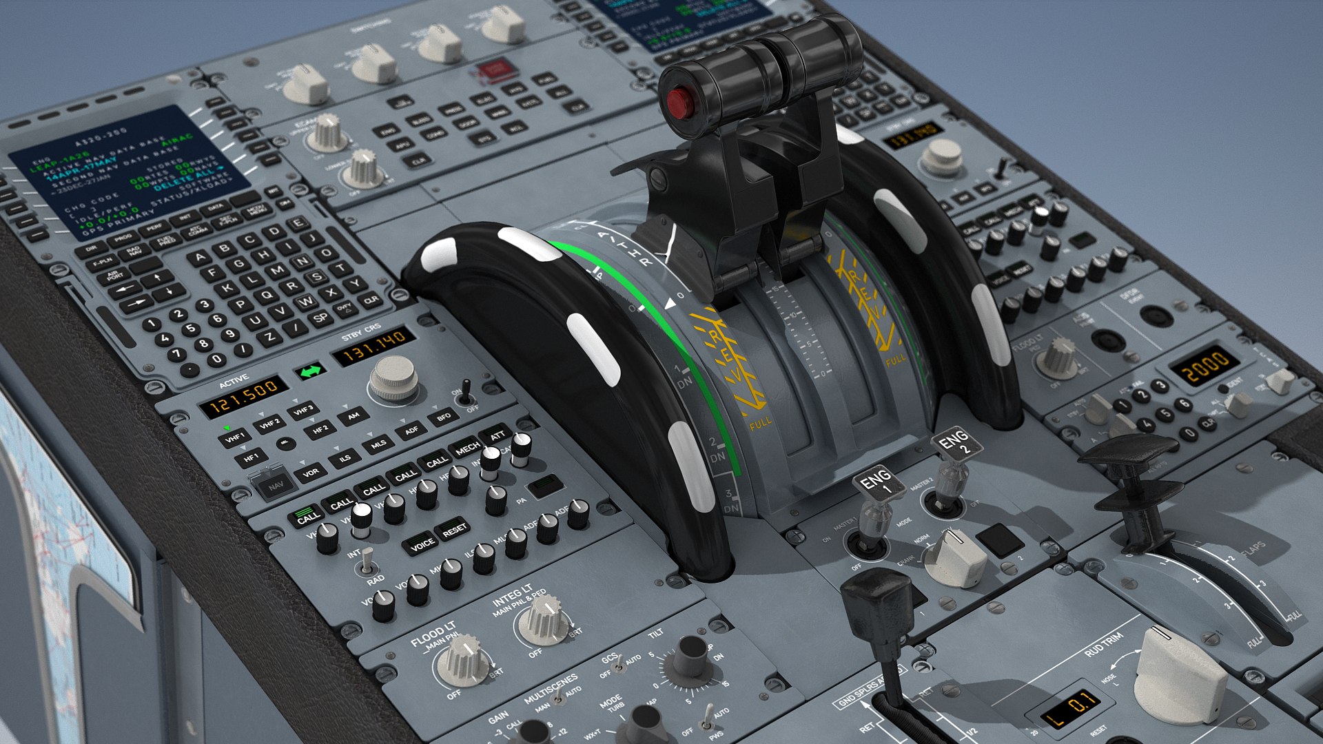 A319 A320 A321 Pedestal Model - TurboSquid 2217372