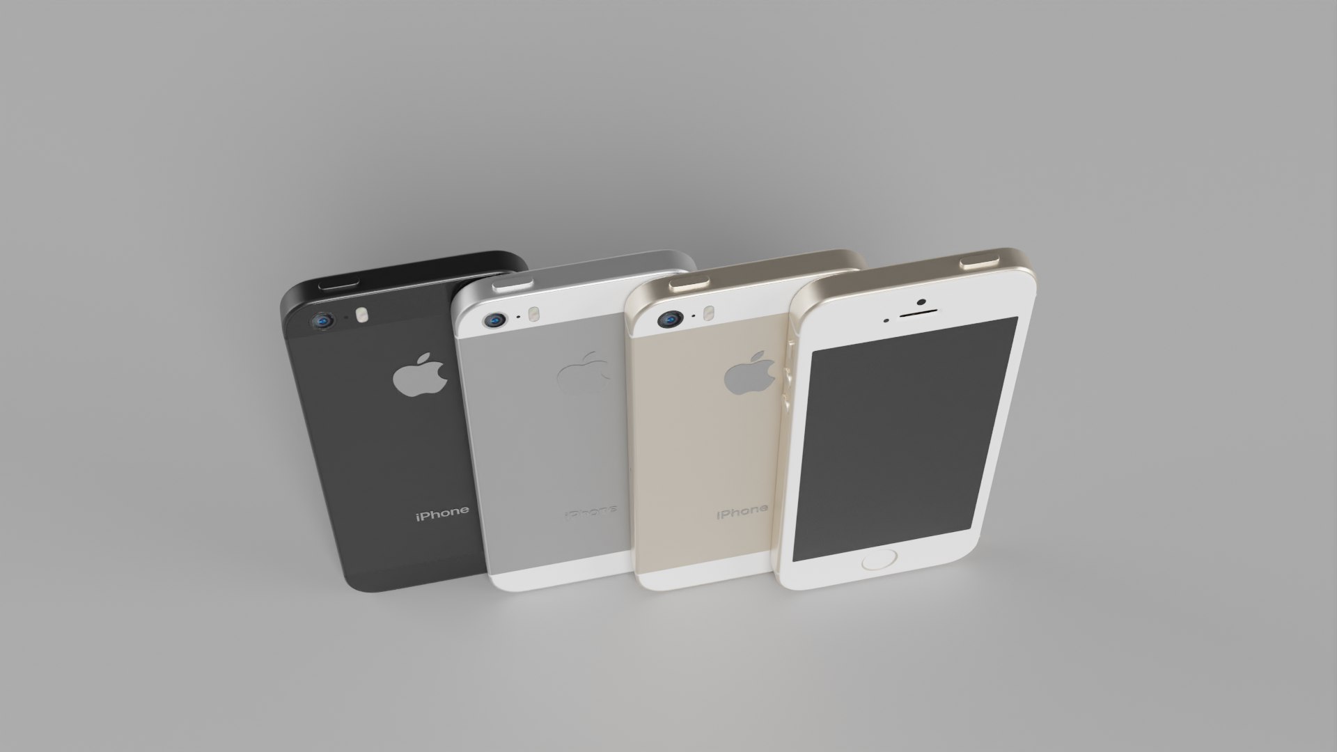IPhone 5s All Colors Smartphone 3D - TurboSquid 2079865