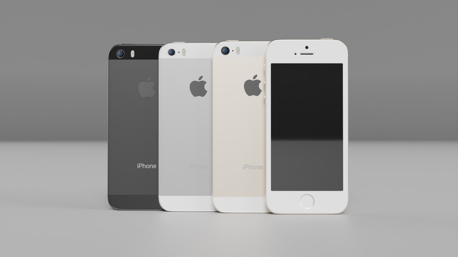 IPhone 5s All Colors Smartphone 3D - TurboSquid 2079865