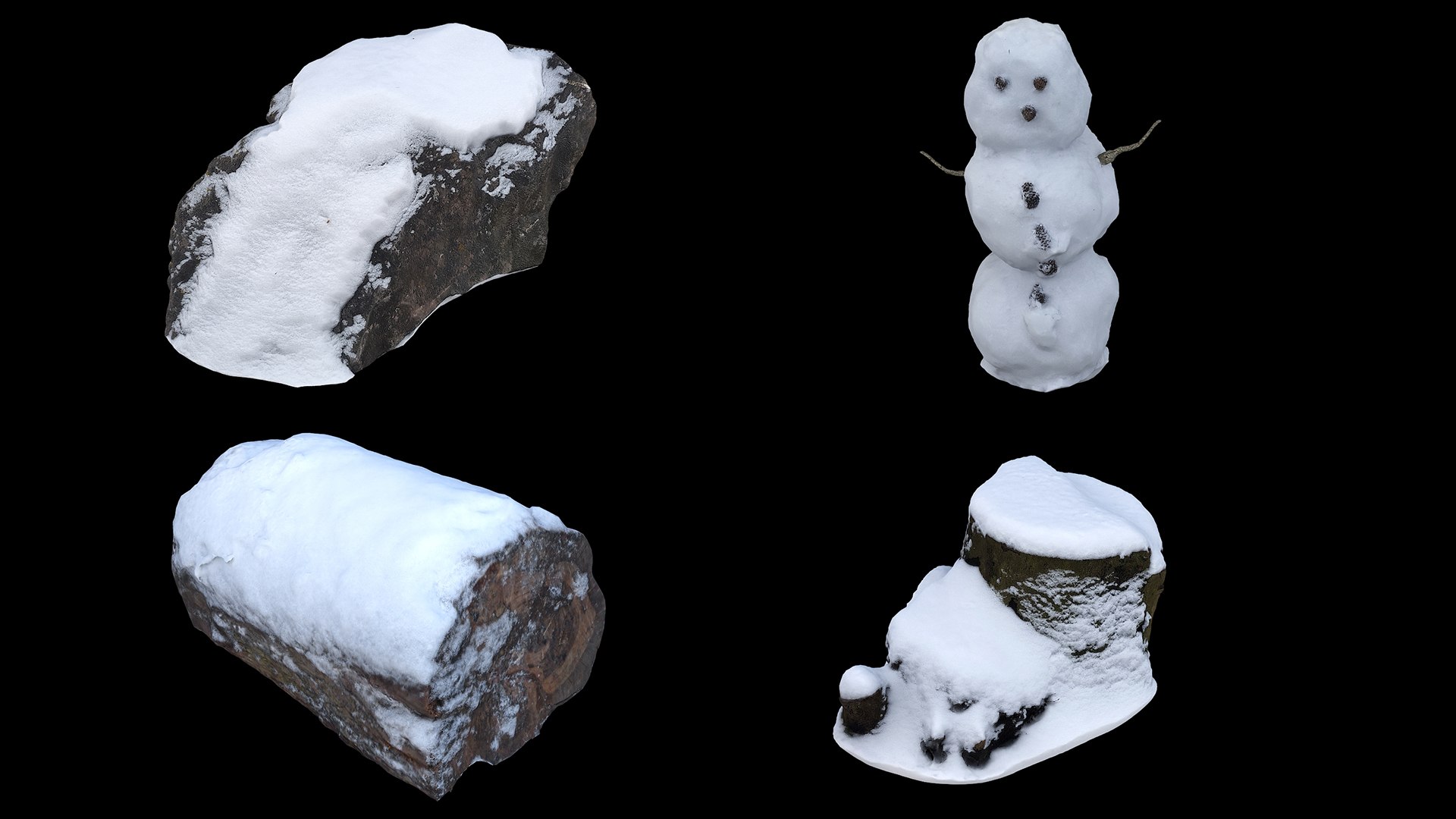 3D Nature Snow Collection 03 - TurboSquid 1798089