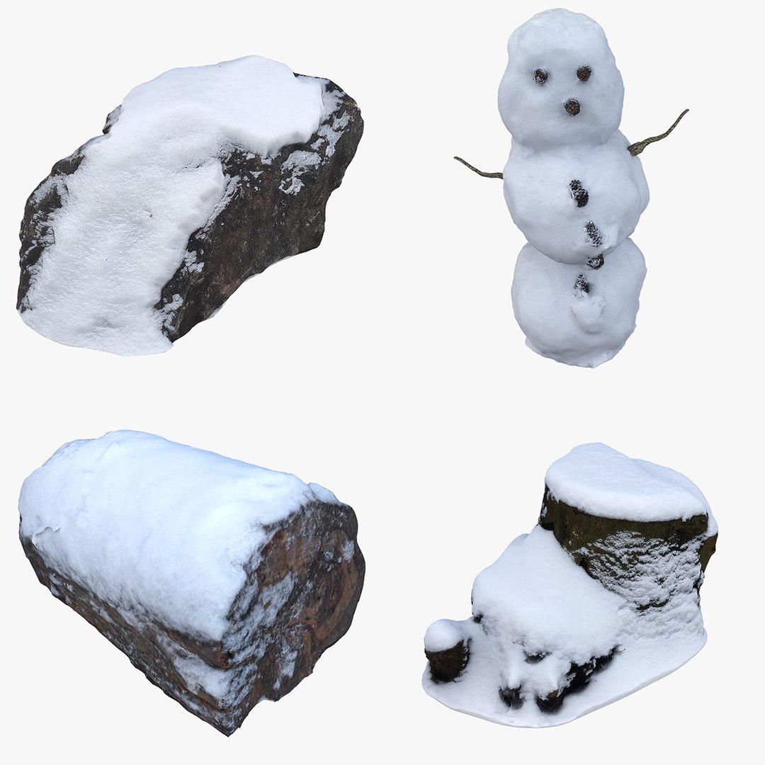 3D Nature Snow Collection 03 - TurboSquid 1798089