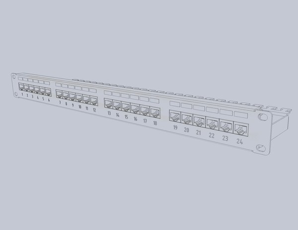 Patch panel 3D - TurboSquid 1642463