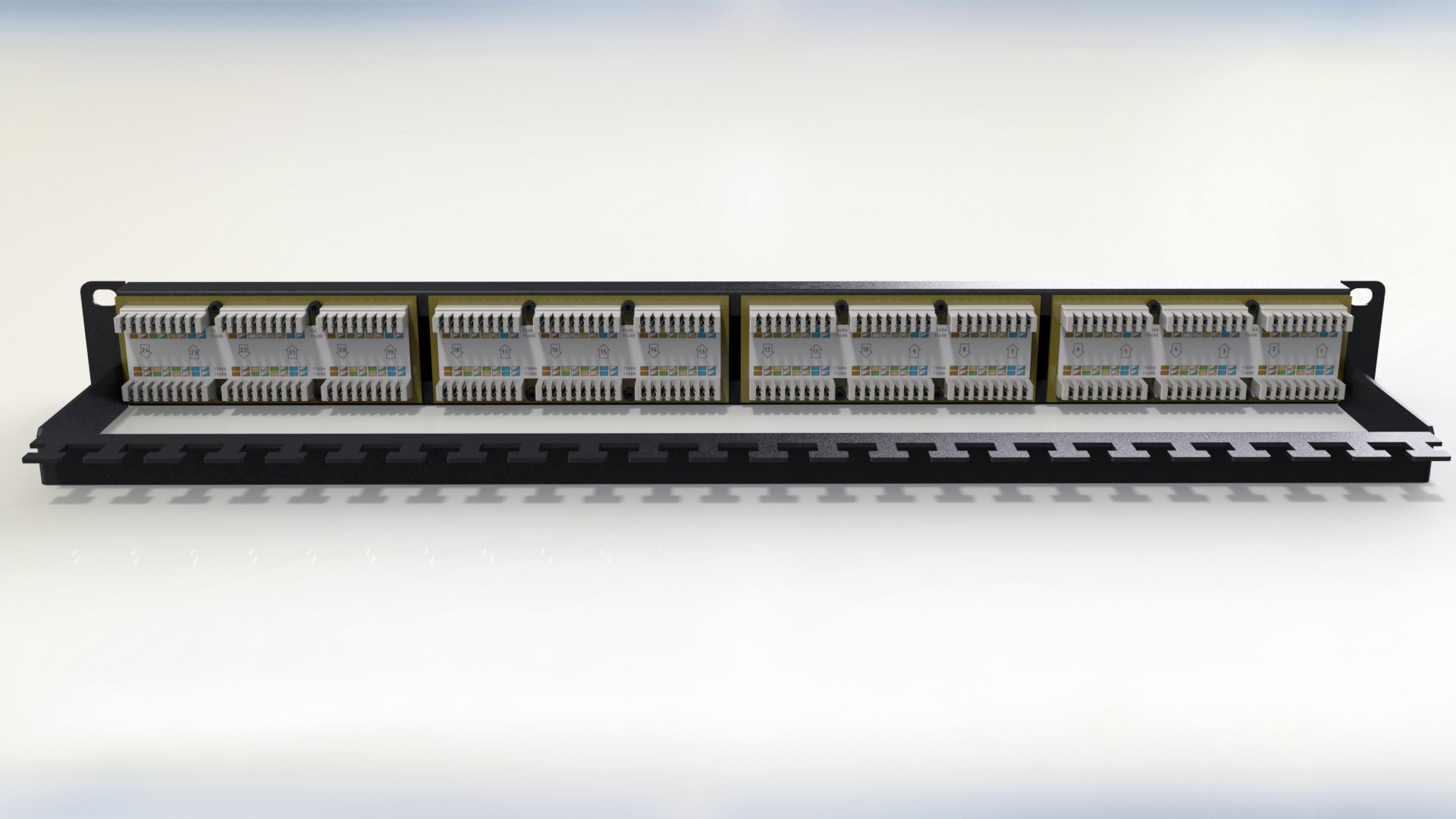 Patch Panel 3D - TurboSquid 1642463