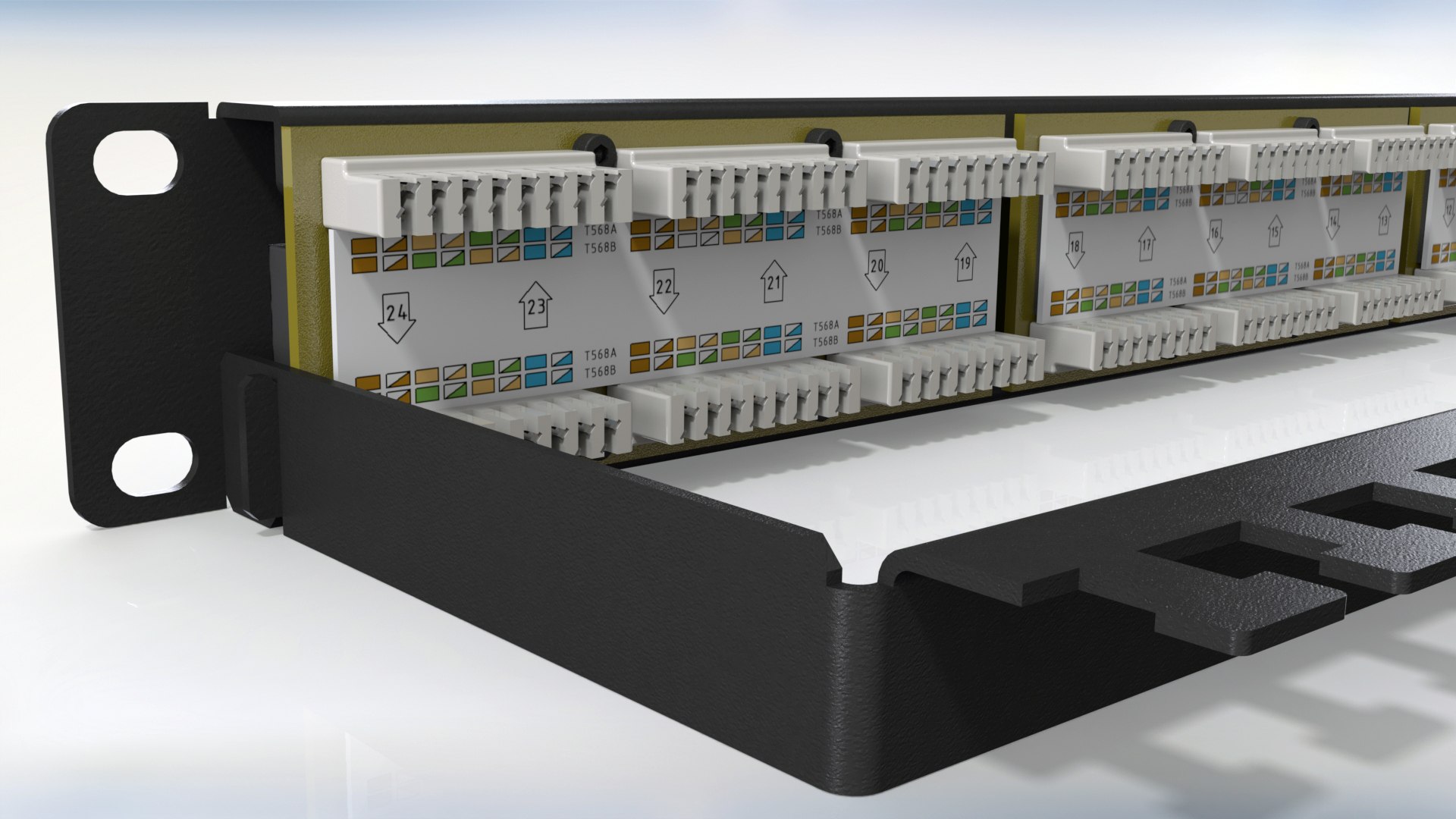 Patch Panel 3D - TurboSquid 1642463
