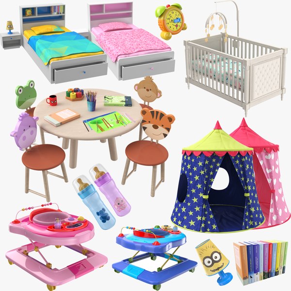 Free 3D Kids-Table Models | TurboSquid