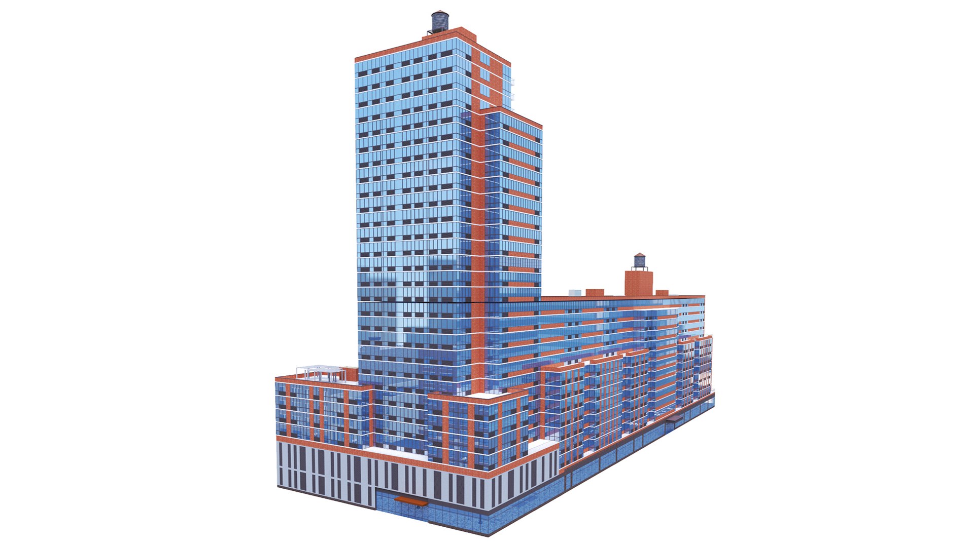 3D Ava High Line Building - TurboSquid 1822430