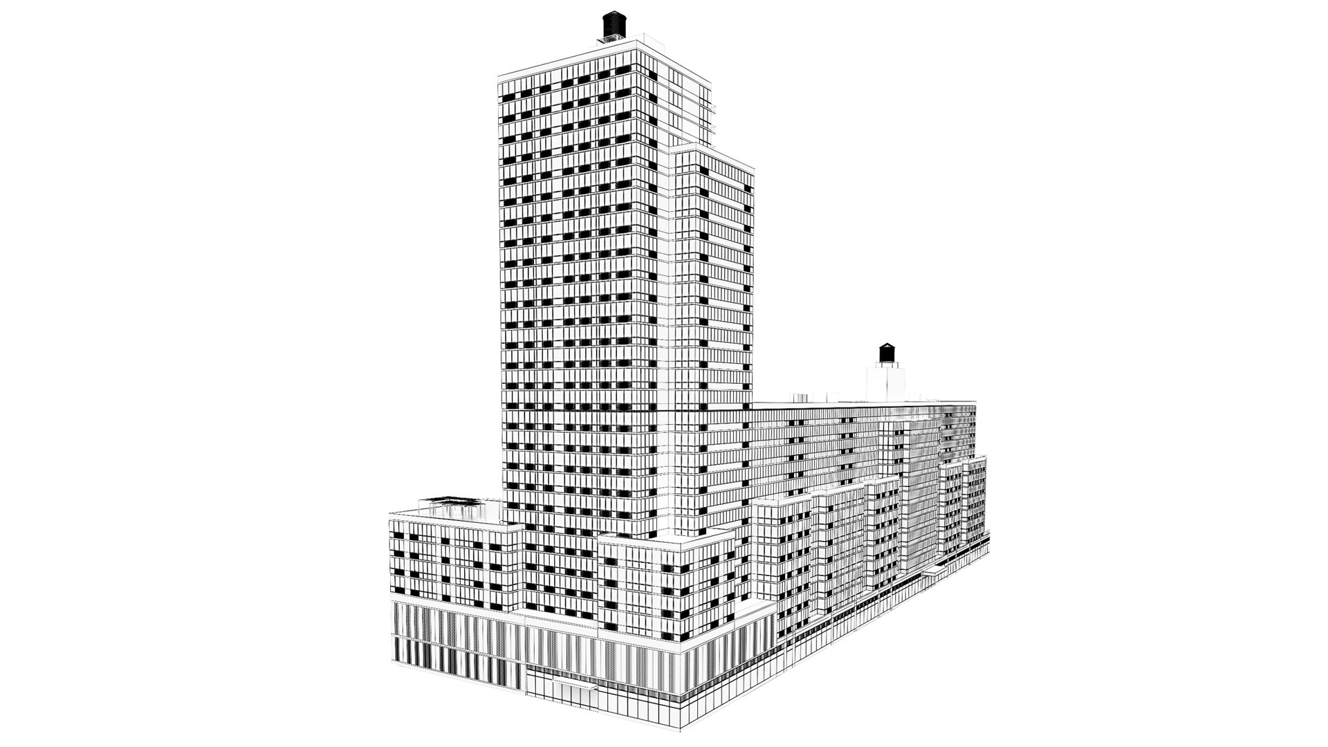 3D Ava High Line Building - TurboSquid 1822430