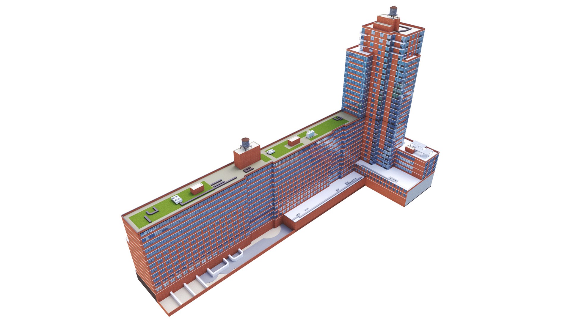 3D Ava High Line Building - TurboSquid 1822430