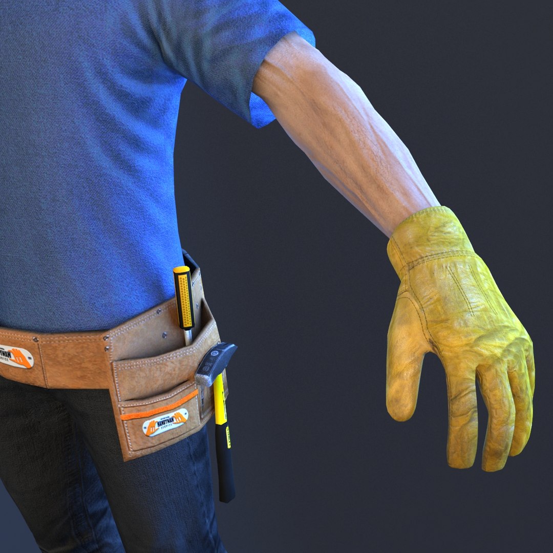 Handyman Man 3D Model - TurboSquid 1411729