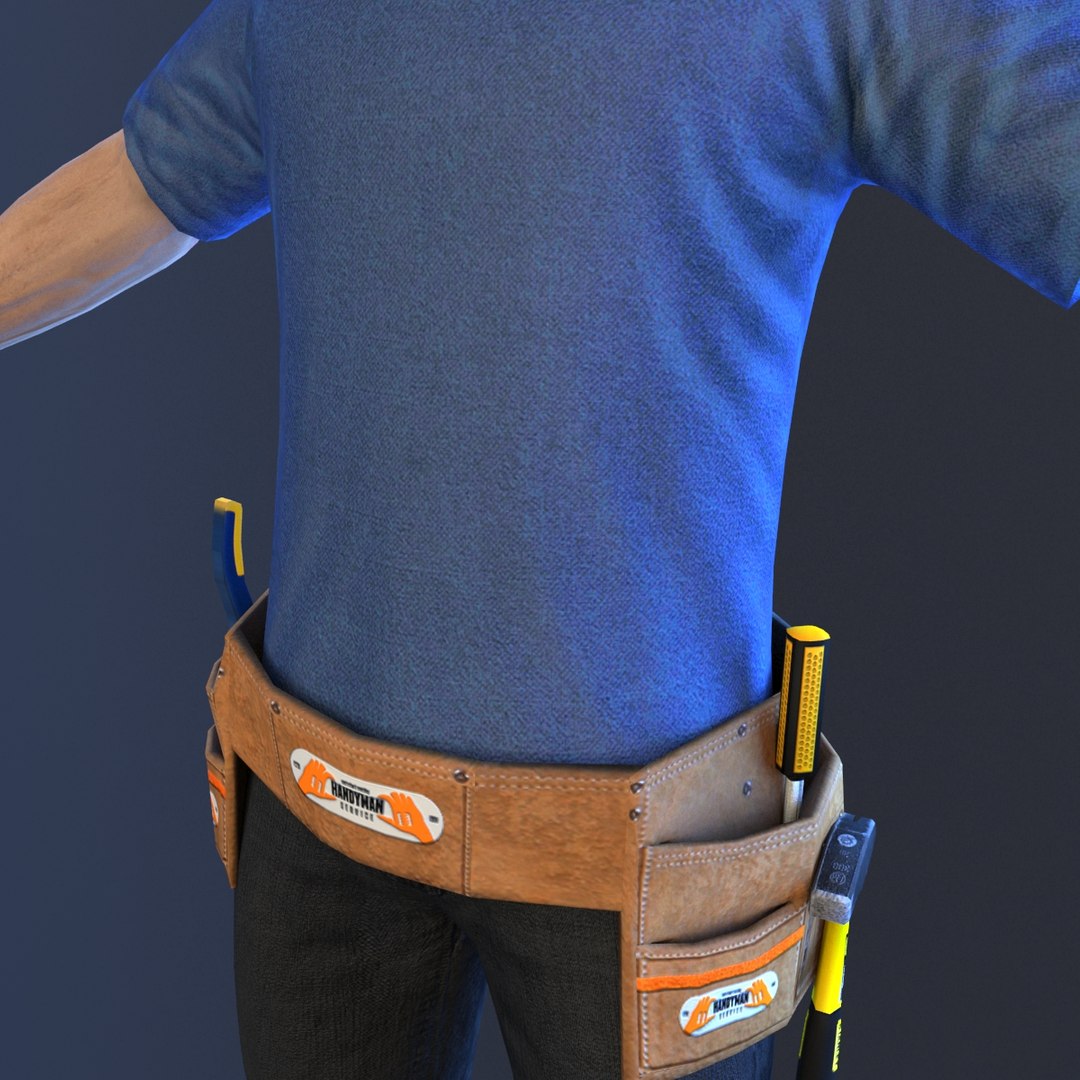 Handyman Man 3D Model - TurboSquid 1411729