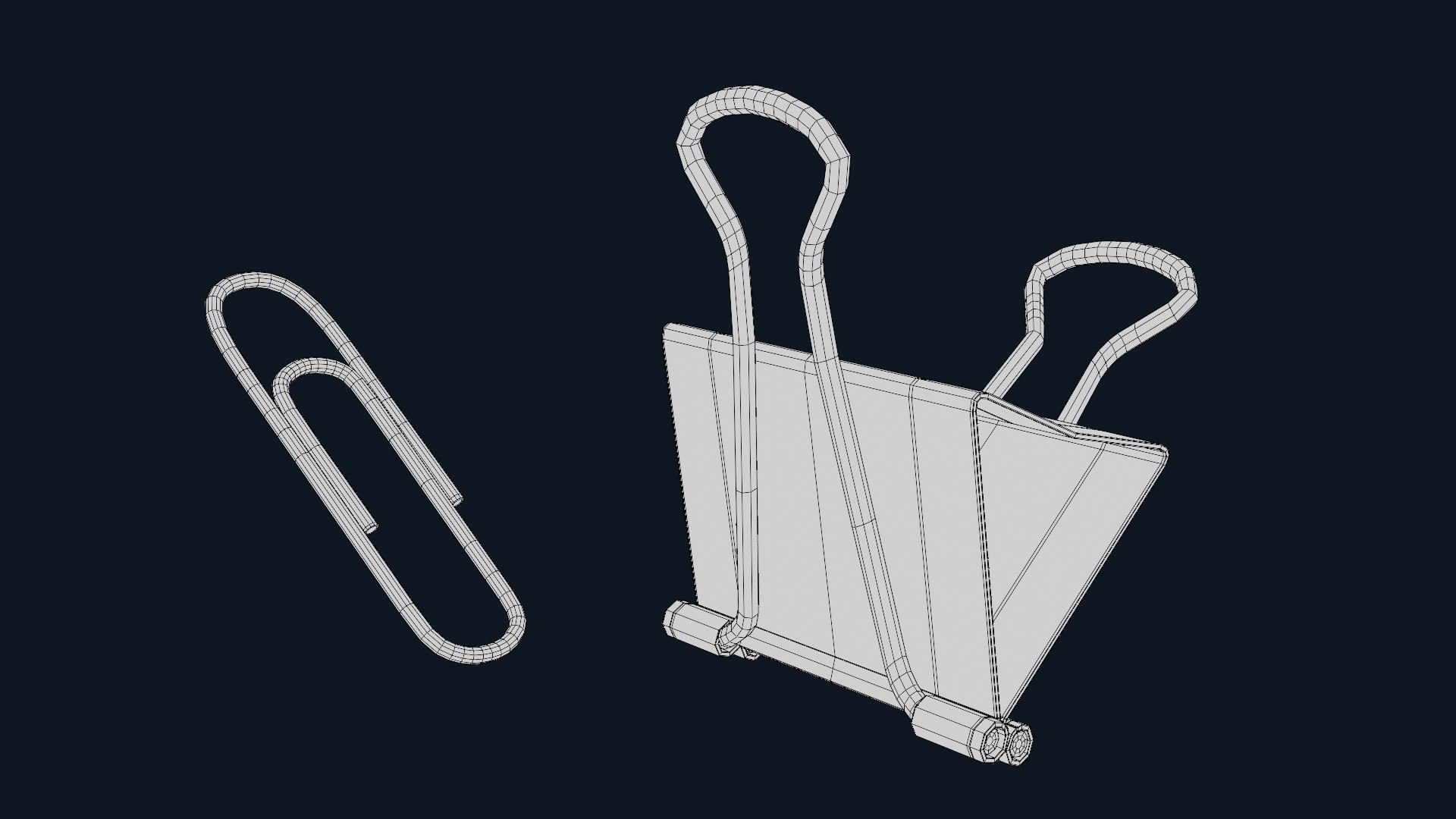 Paper Clip Dual 3D Illustration 3D Model - TurboSquid 1890600