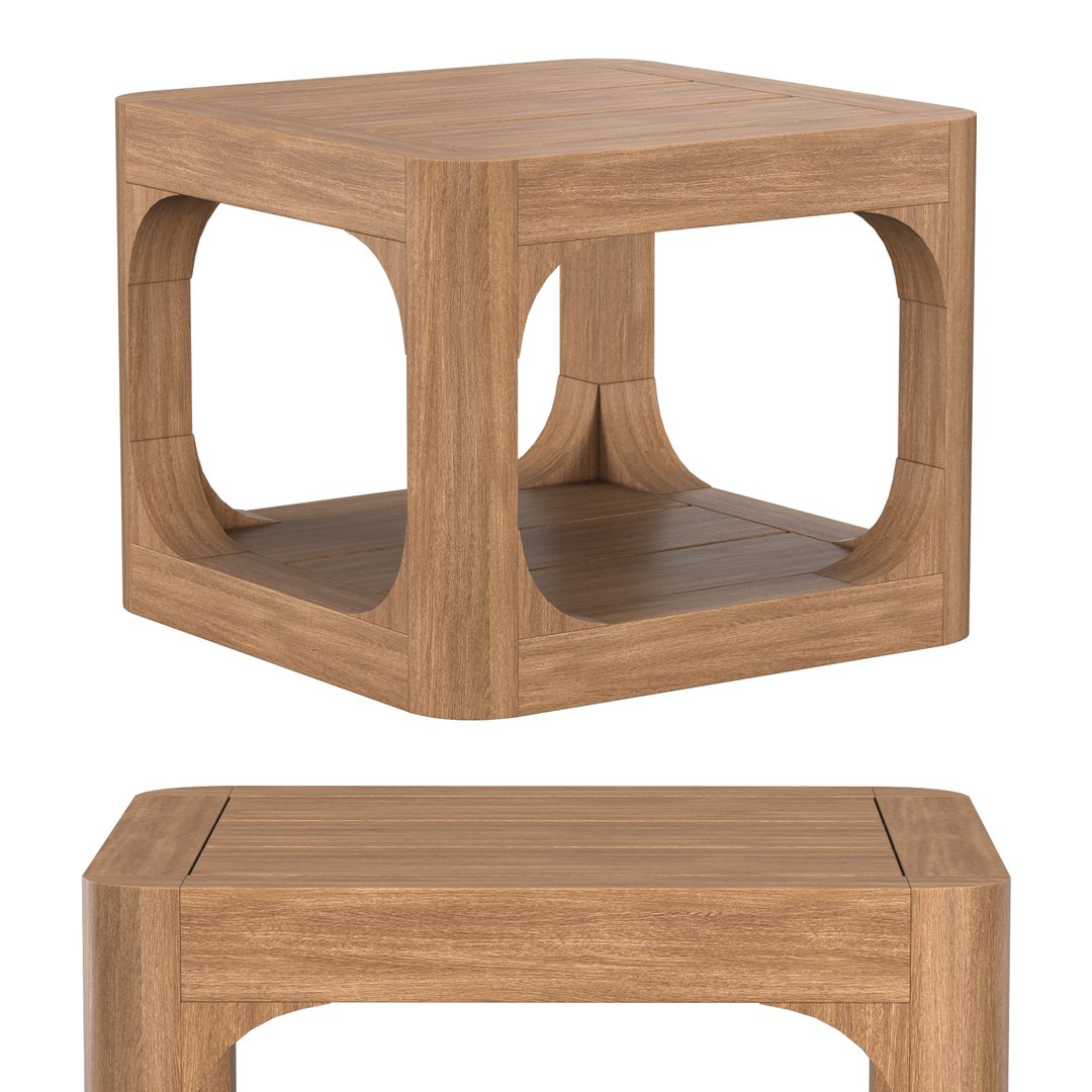 CASSALE SQUARE SIDE TABLE 3D Model - TurboSquid 1935006