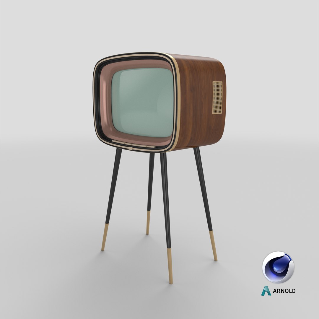 3D Retro TV 02 Model - TurboSquid 1995875