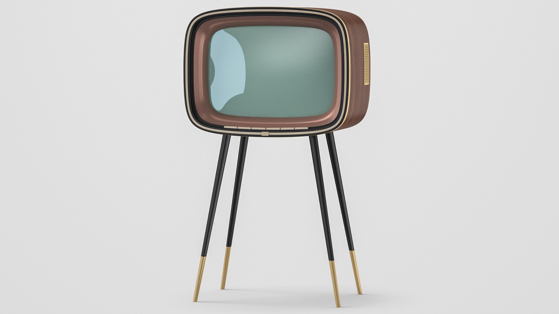 3D Retro TV 02 Model - TurboSquid 1995875