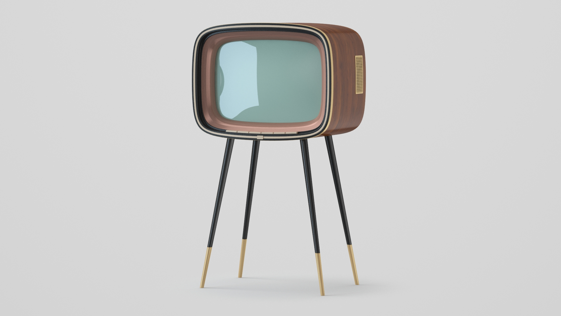 3D Retro TV 02 Model - TurboSquid 1995875