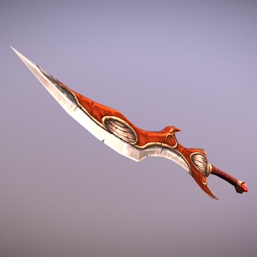 Sword Hand-painted 3D Model - TurboSquid 1473730