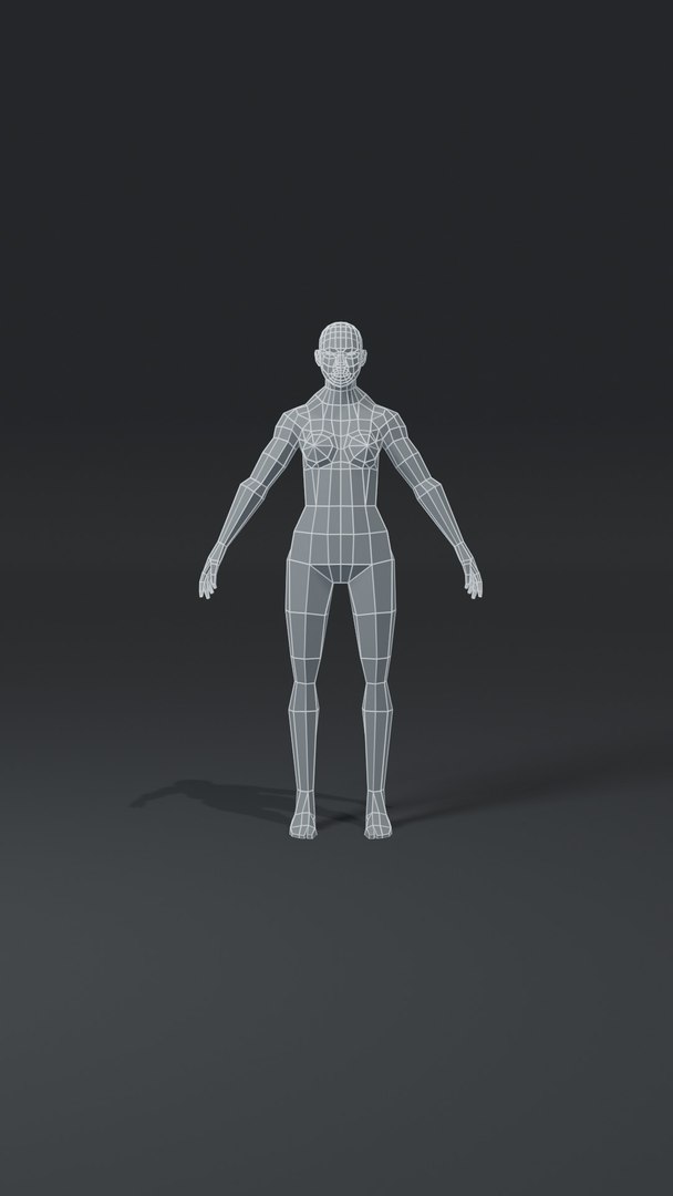 3D Superhero Muscular Female Body Model - TurboSquid 1653918