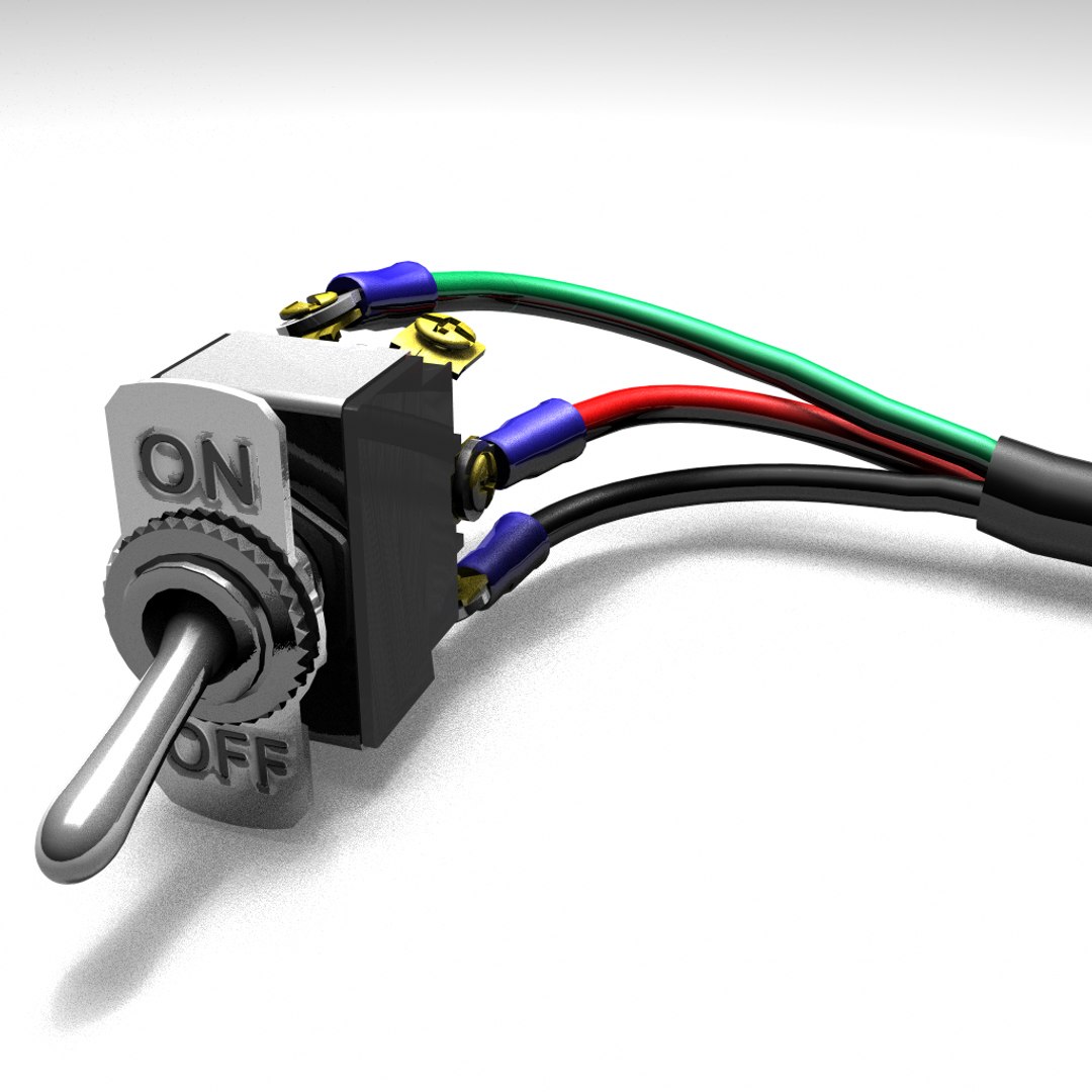 Toggle Switch 3d Model
