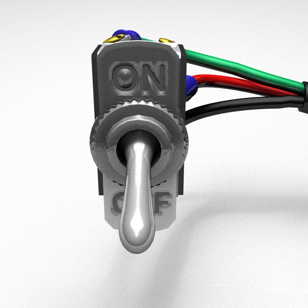 Toggle Switch 3d Model