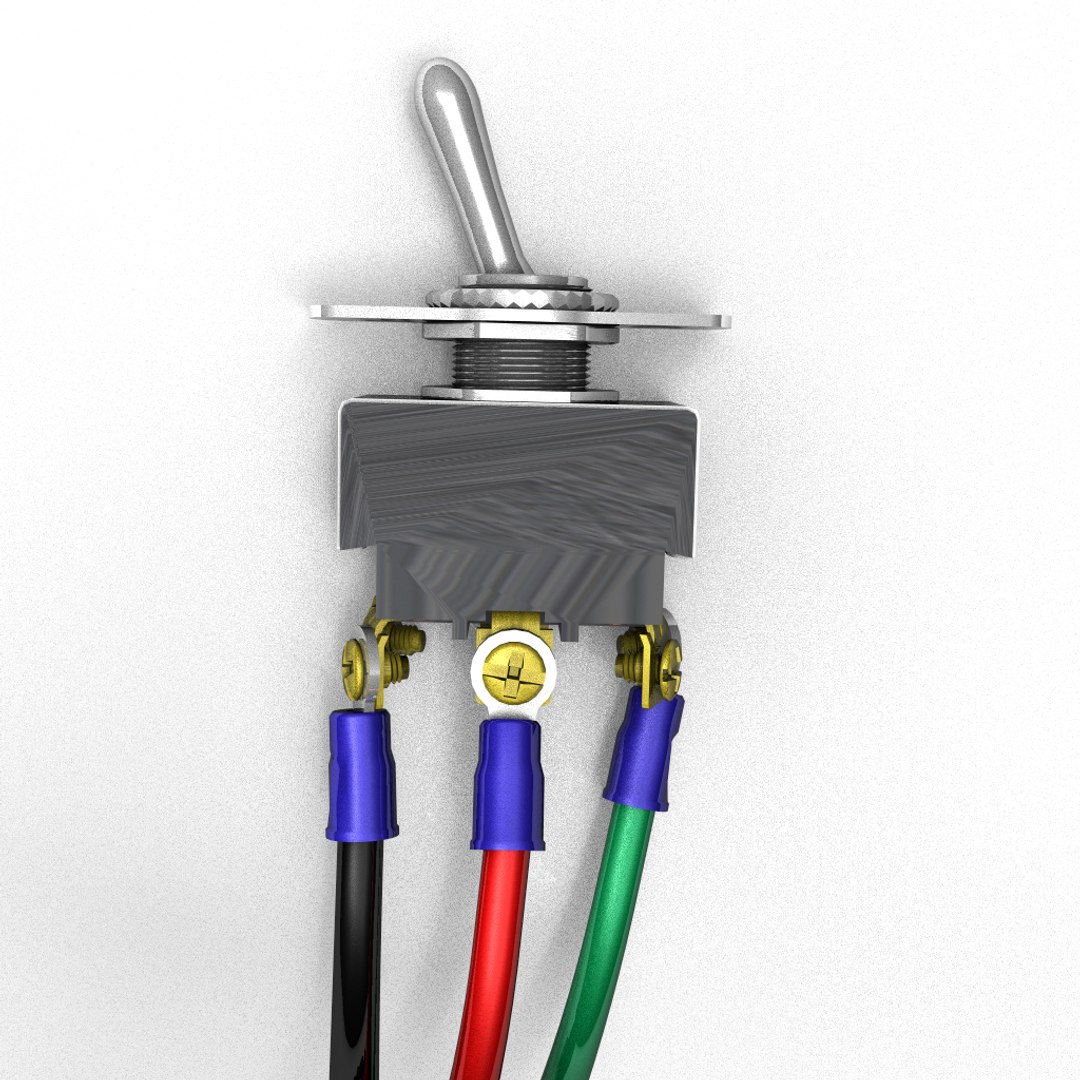 Toggle Switch 3d Model