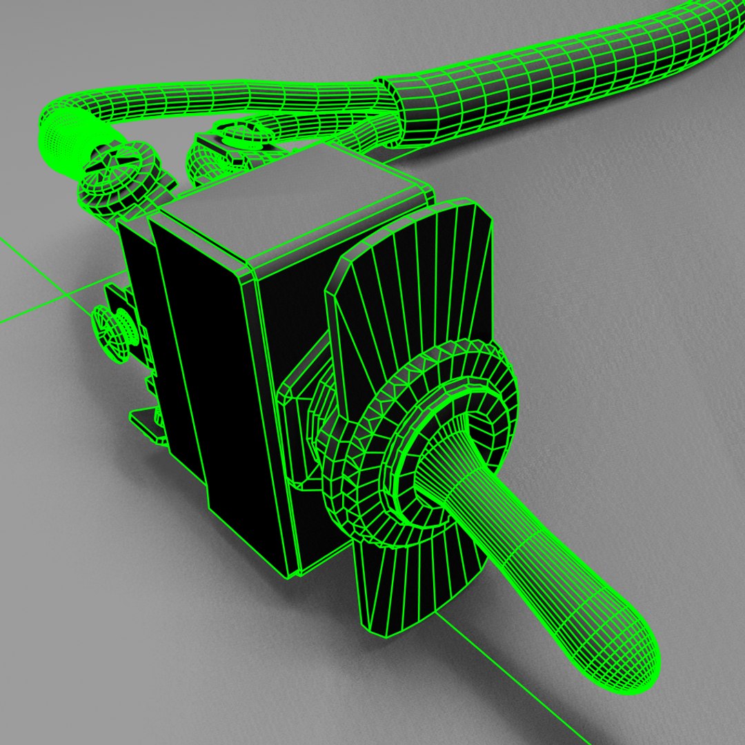 Toggle Switch 3d Model